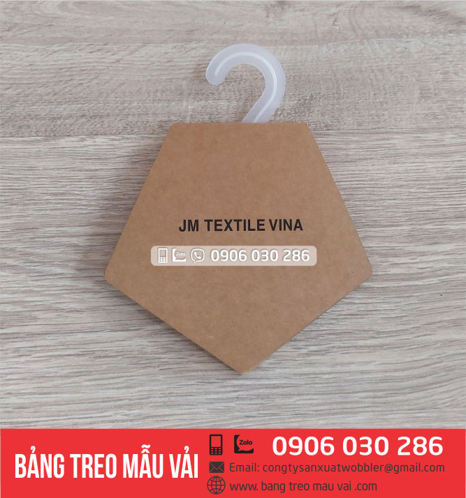 Hanger treo mẫu vải Công ty JM Textile Vina